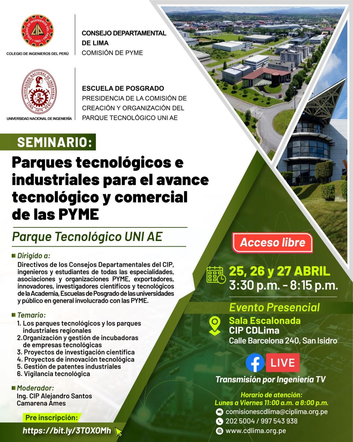Seminario «Parques tecnológicos e industriales para el avance ...