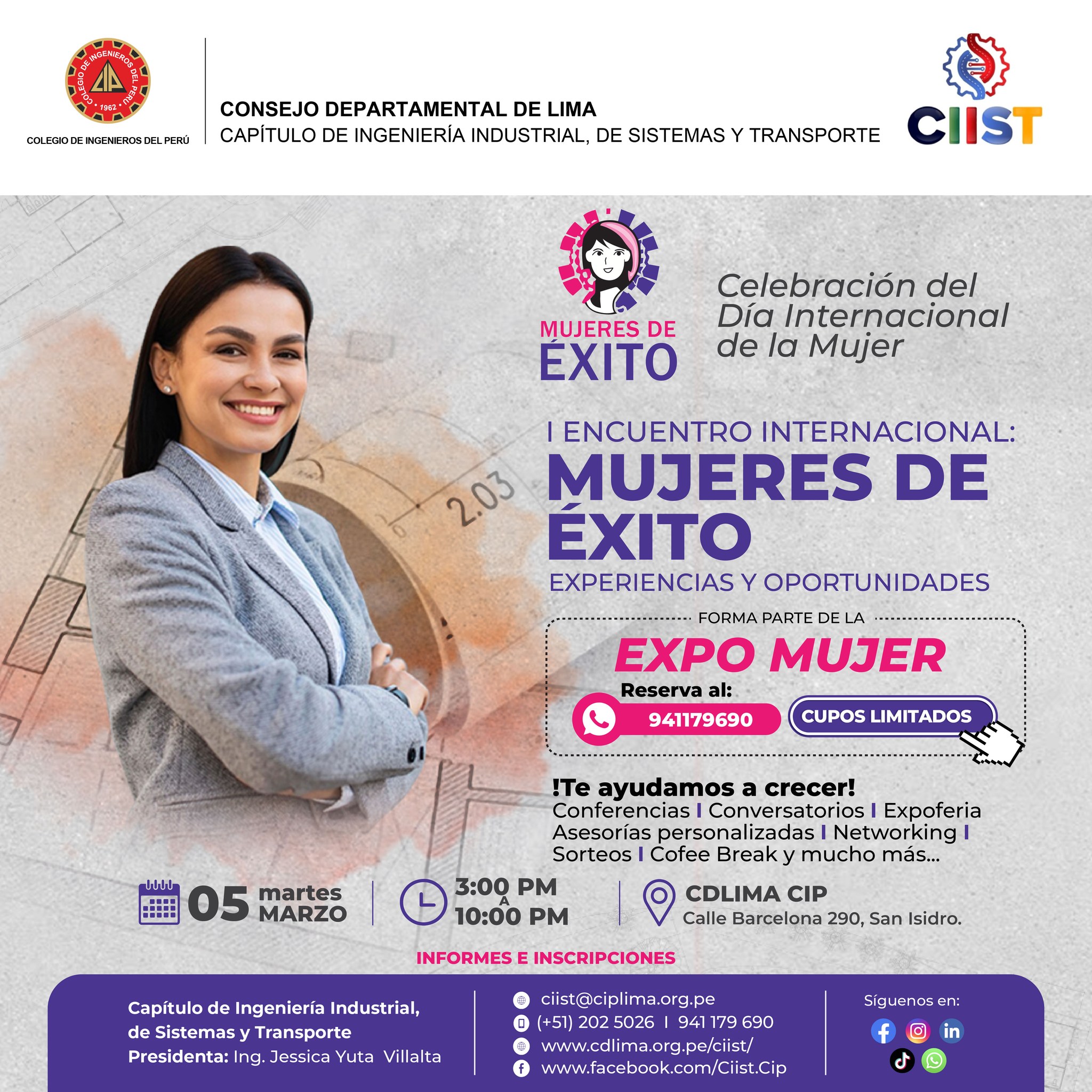I Encuentro Internacional: MUJERES DE ÉXITO: "Experiencias y Oportunidades" - 05 marzo 2024 ...